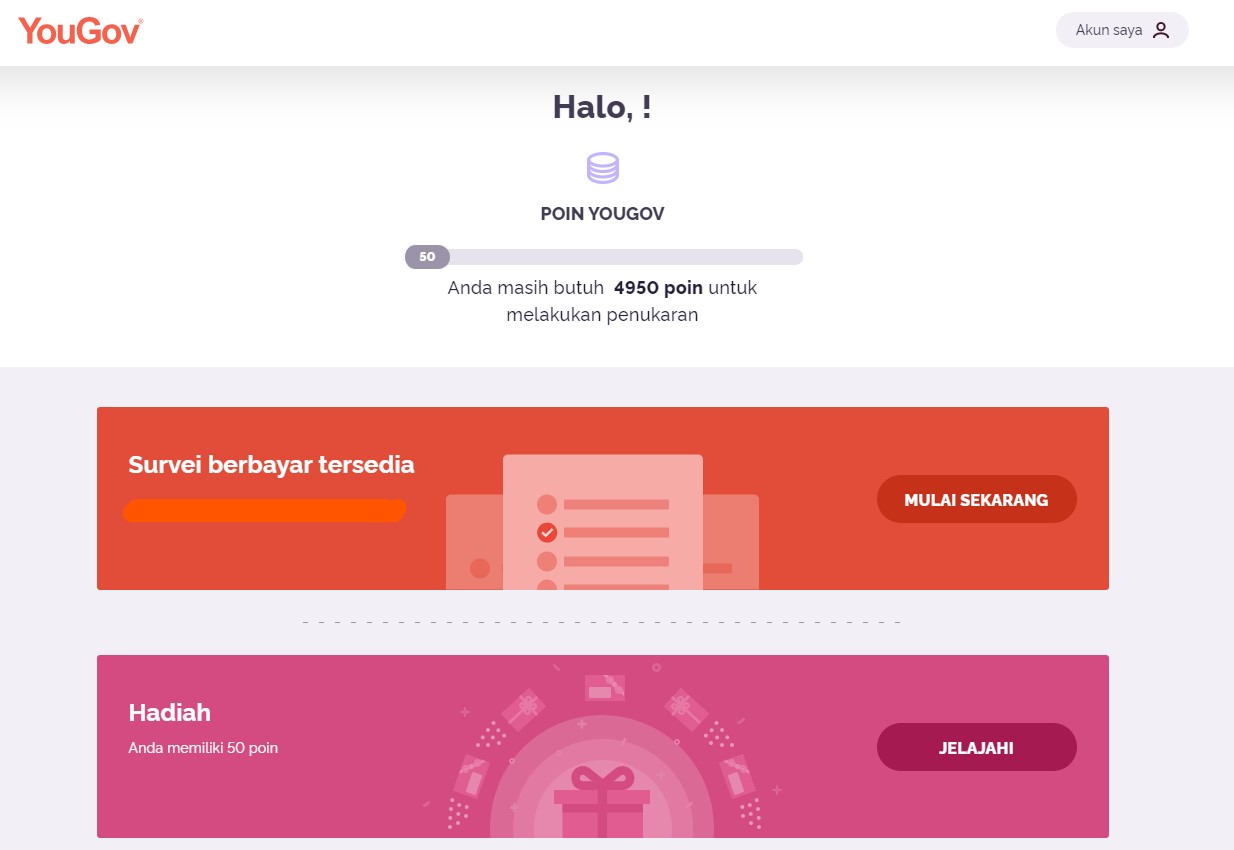 Menukarkan poin Anda dengan Pulsa Ponsel – Bantuan YouGov